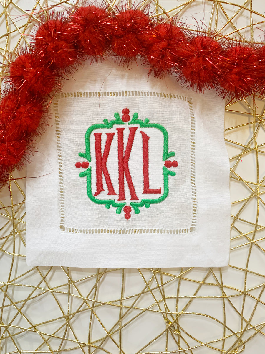 Christmas Cocktails Napkins – Lady Luck Designs