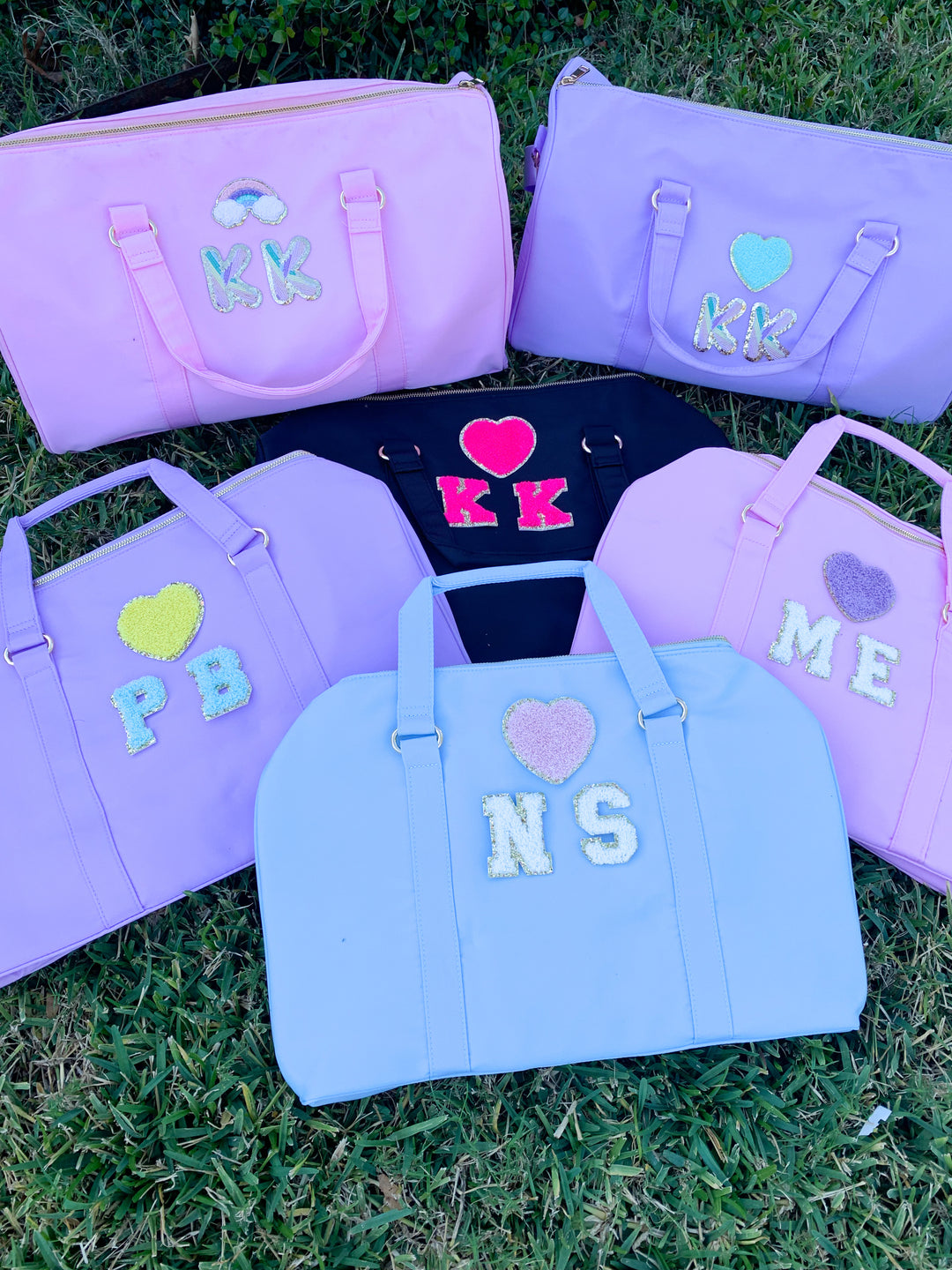 Fuzzy letters and totes – Lady Luck Designs
