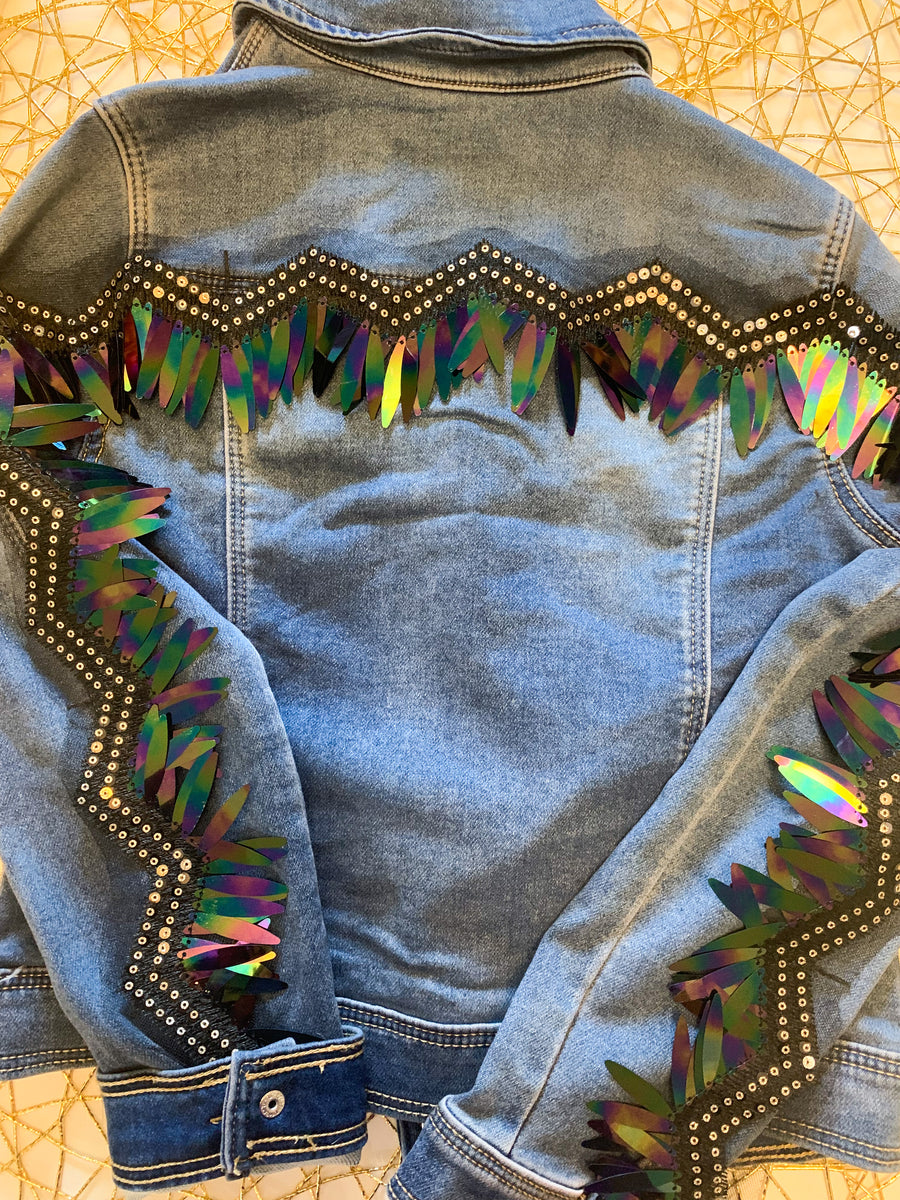 Adult Denim Jacket – Lady Luck Designs